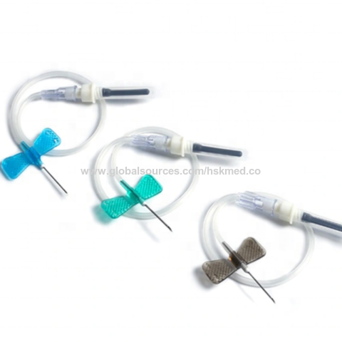 Factory Medical Safety 21~27g Butterfly Needle For Blood Collection ...