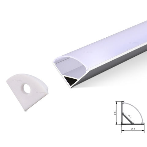 Buy Wholesale China Easy Install Flexible Led Profile Aluminium 16x16mm ...