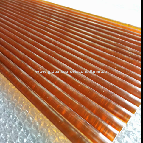 China Engineering Plastic Pure Material Pei Amber Rod Ultem 1000 Round ...