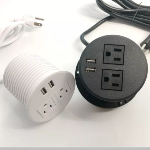 Buy Wholesale China 80mm Built In Desktop Round Power Grommet Cube ...