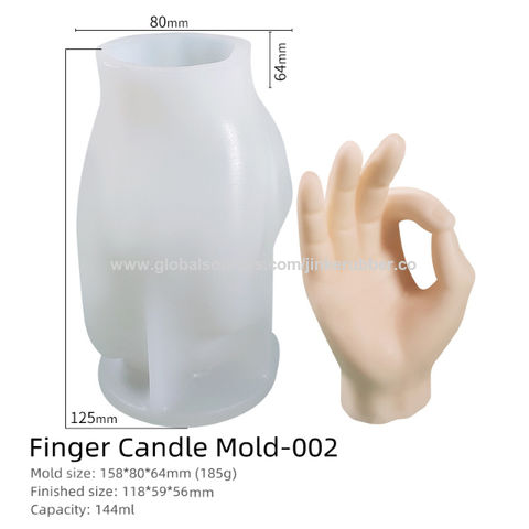 Buy Wholesale China Creative Aromatherapy 3d Candle Mould Gesture ...