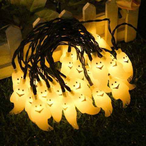 Buy Wholesale China Solar String Lights Halloween Ghost Lights String ...