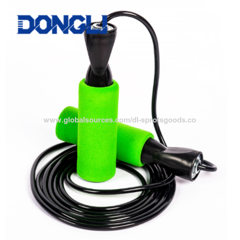 Buy Wholesale China Long Handle Skip Solid 6mm Pvc Jump Rope Crossrope ...