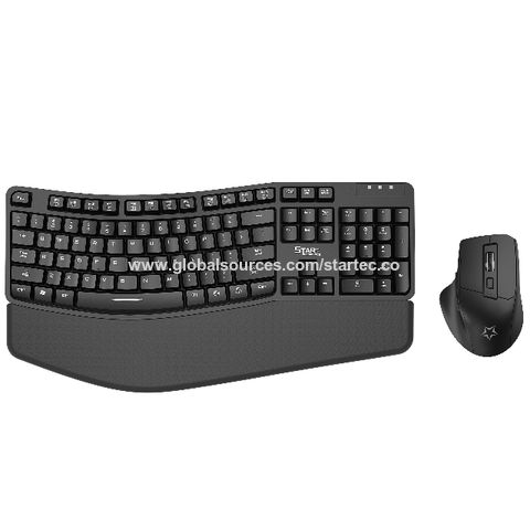Buy Wholesale China Ergonomic 2.4g Wireless Keyboard And Mouse Combo ...