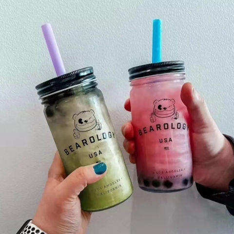 Buy Wholesale China 16oz 20oz 24oz Empty Custom Wide Mouth Mason Glass ...