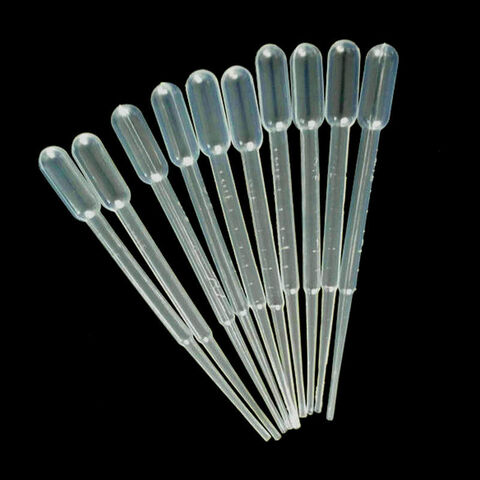 Plastic Transfer 1ml 2ml 3ml Pasteur Pipette Dropper Straw, Plastic ...
