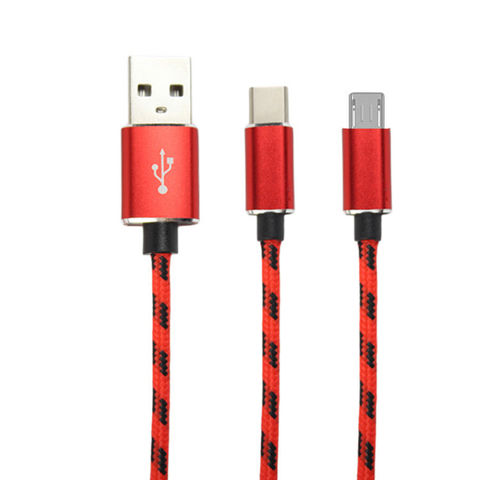 Buy Wholesale China Nylon Braided Mobile Phone Usb Cable Type C Micro ...