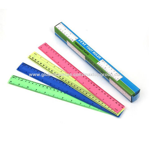 Buy Wholesale China 15cm 20cm 30cm Transparent Clear Plastic Scale ...