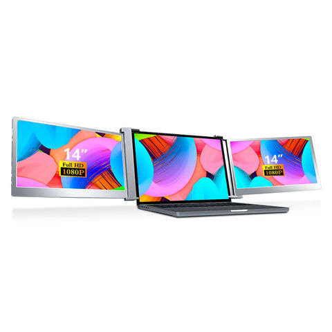 Buy Wholesale China 2022 New Usb C Hdmi 14 Inch Portable Tri Screen For ...