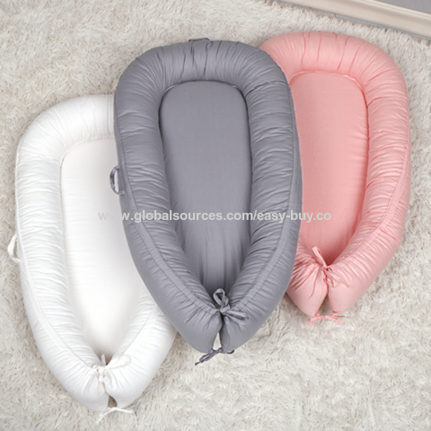 Buy Wholesale China Baby Cribs Solid Color Cotton Crib Middle Bed ...