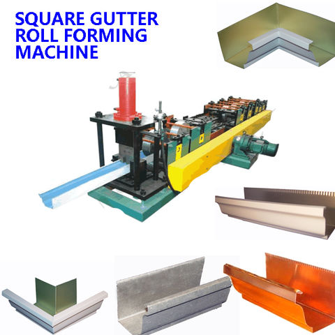 Buy Wholesale China Automatic Round Gutter Roll Forming Machine Line ...