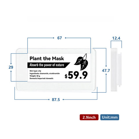 Buy Wholesale China Nfc 2.9" Electronic Shelf Label E-ink Screen ...