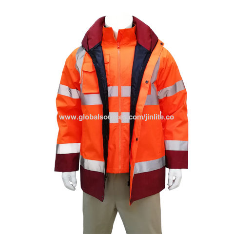 Buy Wholesale China Men's 3 In 1 High Visibility Safety Reflective ...