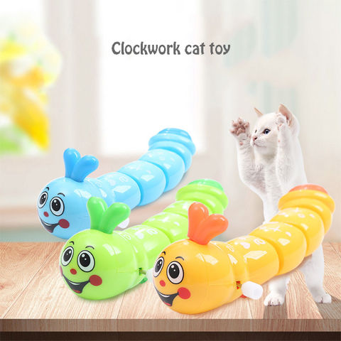 Buy Wholesale China Sliding Caterpillar Pp Cat Toy Spring Cut Shape ...
