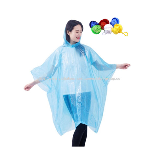 Poncho Ball Shaped Raincoat Disposable Emergency Rain Coat Emergency ...