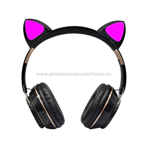 Buy Wholesale China Cat Earphone Btv5.0 Led Wireless Music Gaming ...