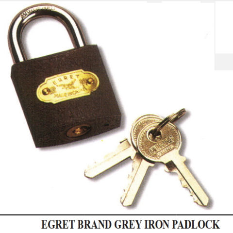 Buy Wholesale China Grey Iron Padlock & Lock at USD 0.35 | Global Sources