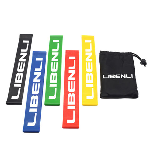 Buy Wholesale China Loop Rubber Resistance Bands Mini Exercise Band Kit ...