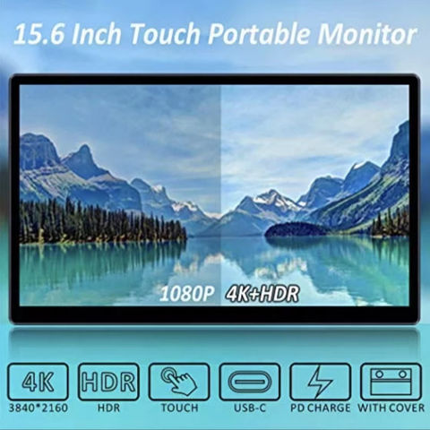 Buy Wholesale China 15.6inch 4k Touch Screen Portable Monitor 100%srgb ...