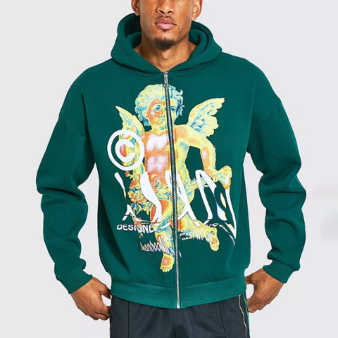 Buy Wholesale China Winter Wear Zipped Jacket Casual Custom Logo ...