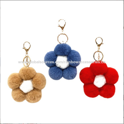 Buy Wholesale China Flower Design Promotional Metal Keychain & Flower ...
