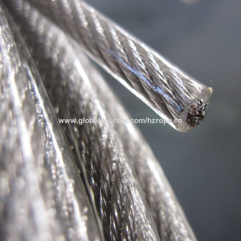 Buy Wholesale China Pvc/nylon Plastic Coated Steel Wire Rope & Nylon ...