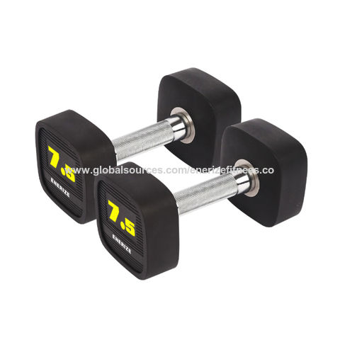 Buy Wholesale China Urethane Dumbbell Weight Lifting Square Pu Dumbbell ...