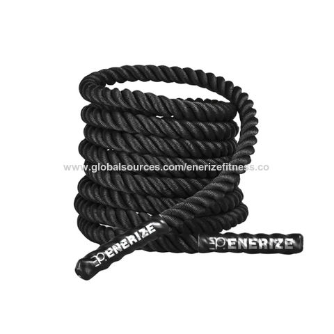 Buy Wholesale China Enerize Power Training Black Nylon Battle Ropes ...