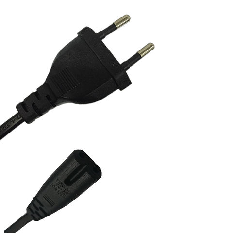 Buy Wholesale China Europe Power Cord Eu 2pin Plug To Iec C7 Connector ...