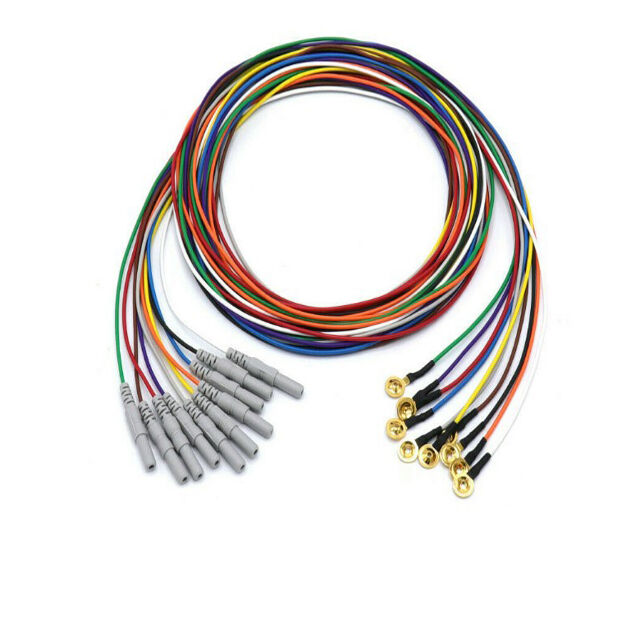 Buy Wholesale China Eeg Cable Din 1.5mm 10 Leads Lead Wires Golden ...