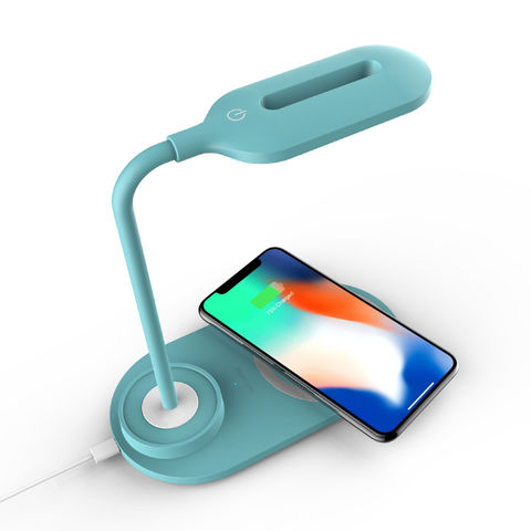 Smart Led Desk Lamp With Wireless Charging 3 In 1 Wireless Charger ...