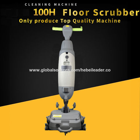 Buy Wholesale China 100h Mini Walk Behind Floor Scrubber Commercial ...