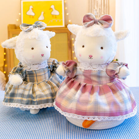 Buy Wholesale China Cute Sweet Wool Plush Toy Rag Doll Sheep Doll ...