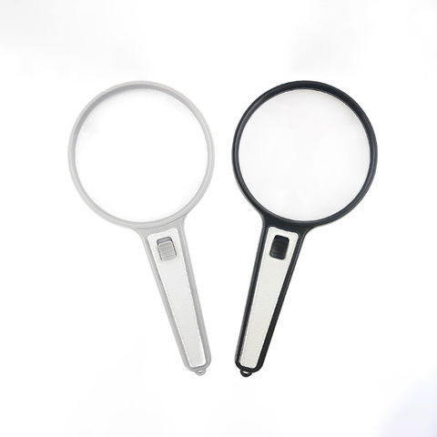 Buy Wholesale China 10x Handheld Magnifying Glass 4 Led Lights Large ...