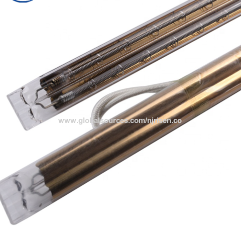 Golden Plated Reflector Carbon Ir Emitters Quartz Heater Heating ...