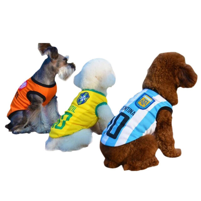 Buy Wholesale China Dog World Cup T Shirt Pets Football Jersey Sports ...