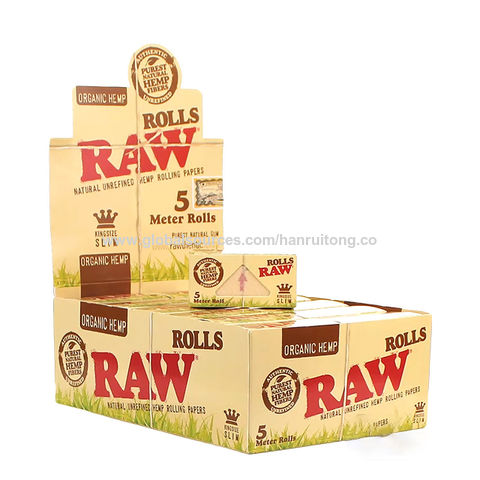 Buy Wholesale China Raw Rolls Organic Hemp Rolling Paper 5m Rolling ...