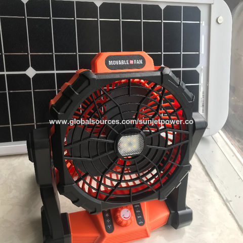 Buy Wholesale China Outdoor Rechargeable Multifunctional Solar Fan ...