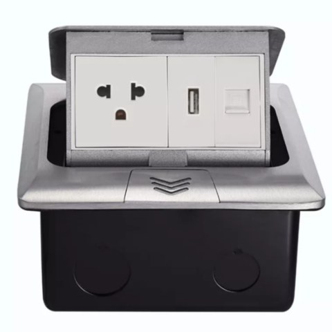 Power Pop Up Floor Socket With Power Usb Network Socket Floor Socket ...