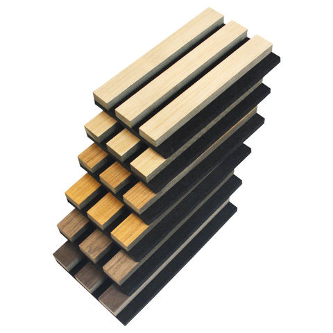 Buy Wholesale China Custom Acoustic Panels Ceiling Wood Slats Polyester ...