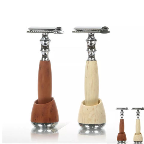 Buy Wholesale China Safety Vintage Wood Long Handle Manual Shaving ...