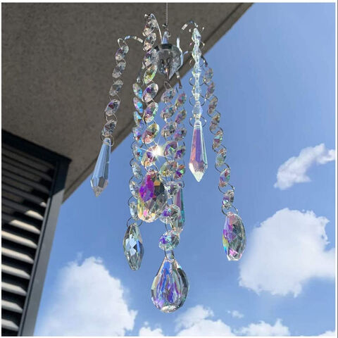 Buy Wholesale China Crystal Prisms Hanging Suncatcher Pendant Home ...