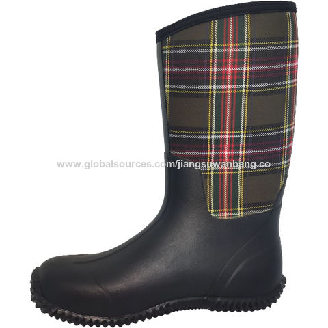Buy Wholesale China High Quality Rubber Neoprene Rain Boots With Strip ...