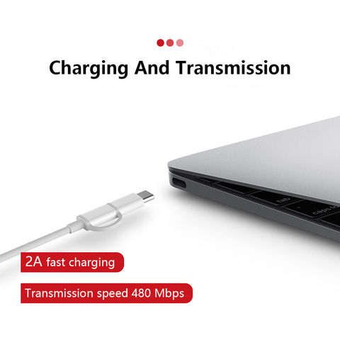 Buy Wholesale China Oem 2a Fast Charging Data Transfer Usb2.0 2-in-1 ...