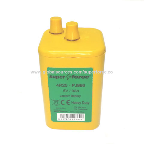 Buy Wholesale China Pj996 4r25 6v 9ah Lantern Battery & Lantern Battery ...