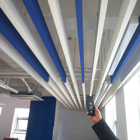 Buy Wholesale China Acoustic Ceiling Baffle Beam Vertical Suspended ...
