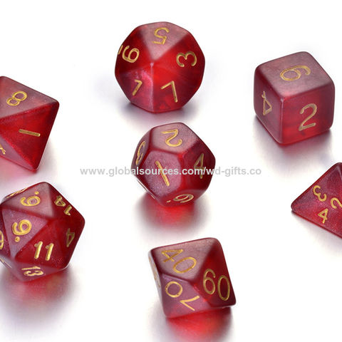 Buy Wholesale China Polyhedral Dice 7pcs Polyhedral Role Playing Game ...