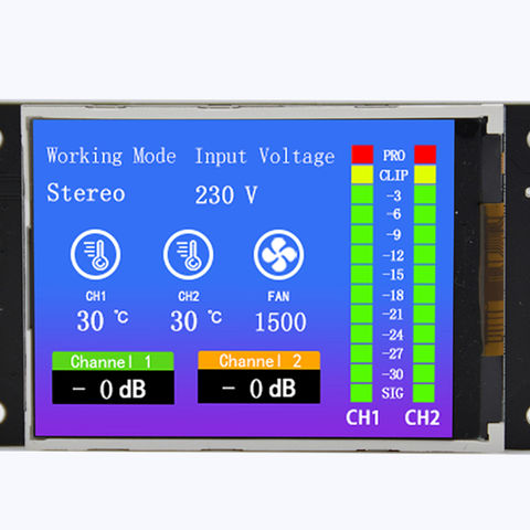 Buy Wholesale China 2.8 Inch Audio Power Amplifier Lcd Display Module ...