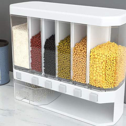 Buy Wholesale China Wall Mounted Grain Storage Box Dispenser Cereal ...
