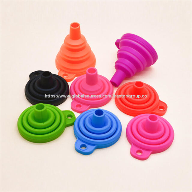 Buy Wholesale China Kitchen Tools Mini Silicone Collapsible Funnel ...